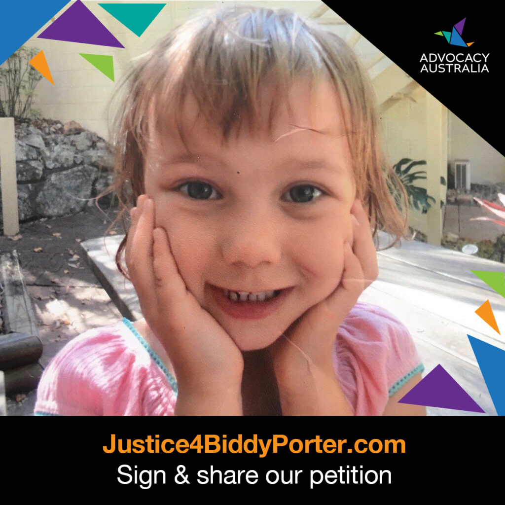 #Justice4BiddyPorter - Advocacy Australia