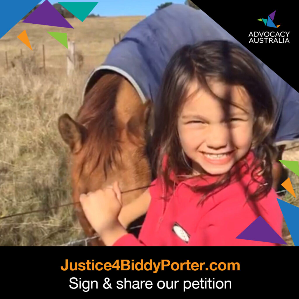 #Justice4BiddyPorter - Advocacy Australia