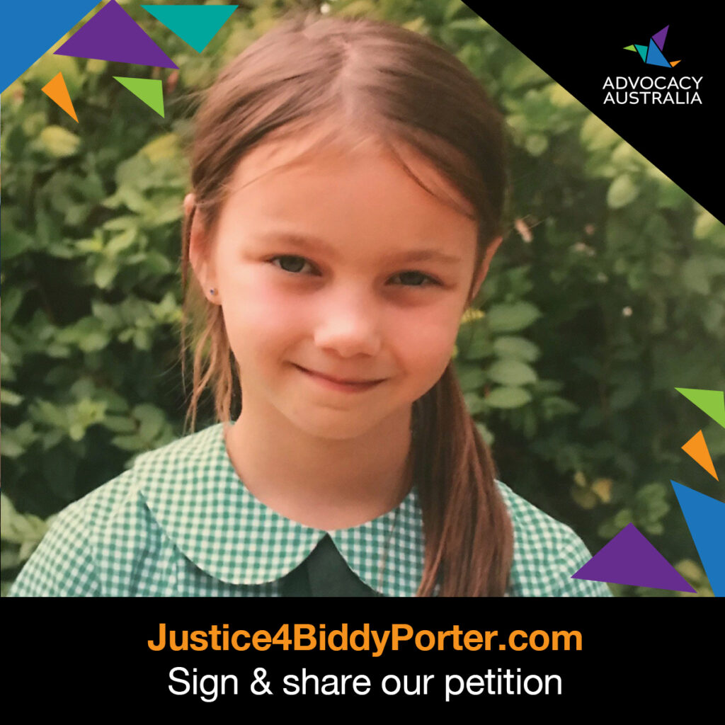 #Justice4BiddyPorter - Advocacy Australia