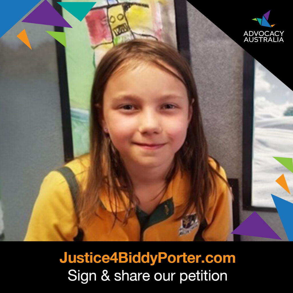 #Justice4BiddyPorter - Advocacy Australia