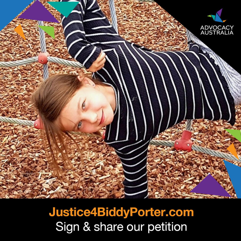 #Justice4BiddyPorter - Advocacy Australia