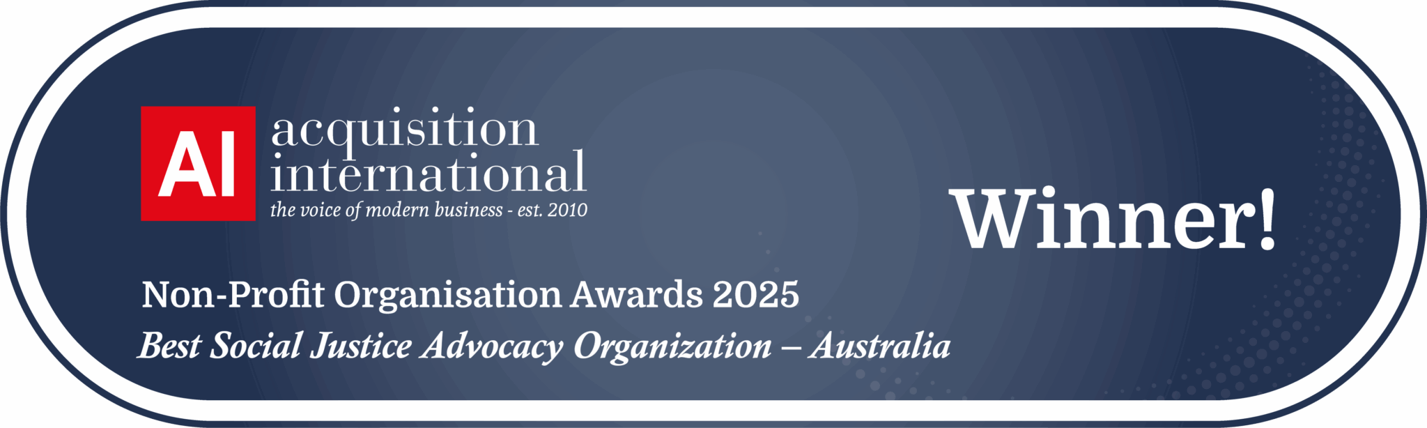 Awards & Recognition - Advocacy Australia